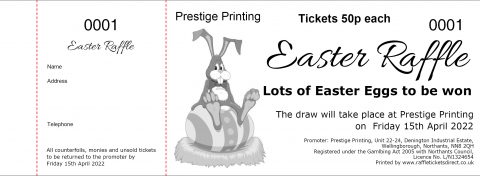 Easter Raffle Tickets | Raffle Tickets Direct