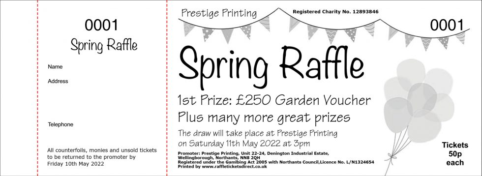 Design Raffle Tickets Online | Raffle Tickets Direct