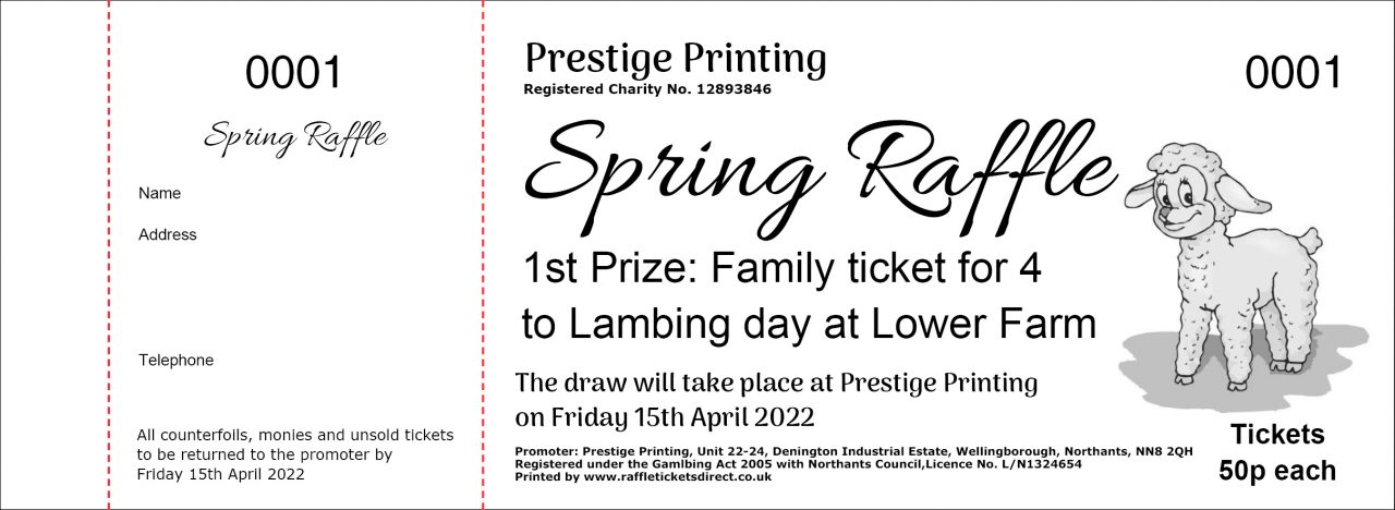 Design Raffle Tickets Online | Raffle Tickets Direct