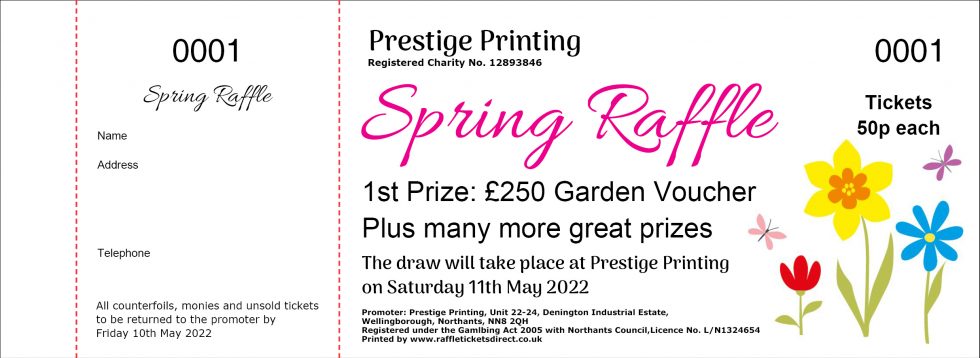 Design Raffle Tickets Online | Raffle Tickets Direct